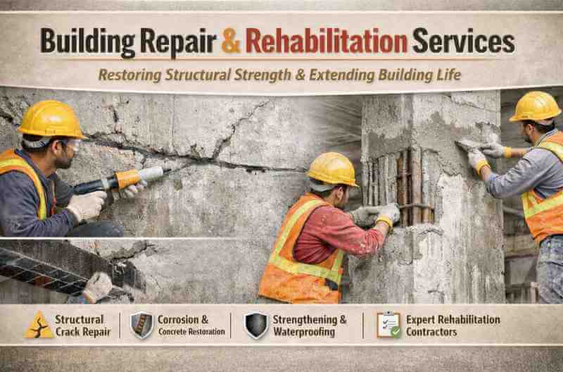 No.1 Building Repair and Rehabilitation Experts in India